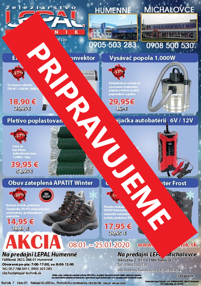 Aktuálne letákové akcie - Lepal Technik