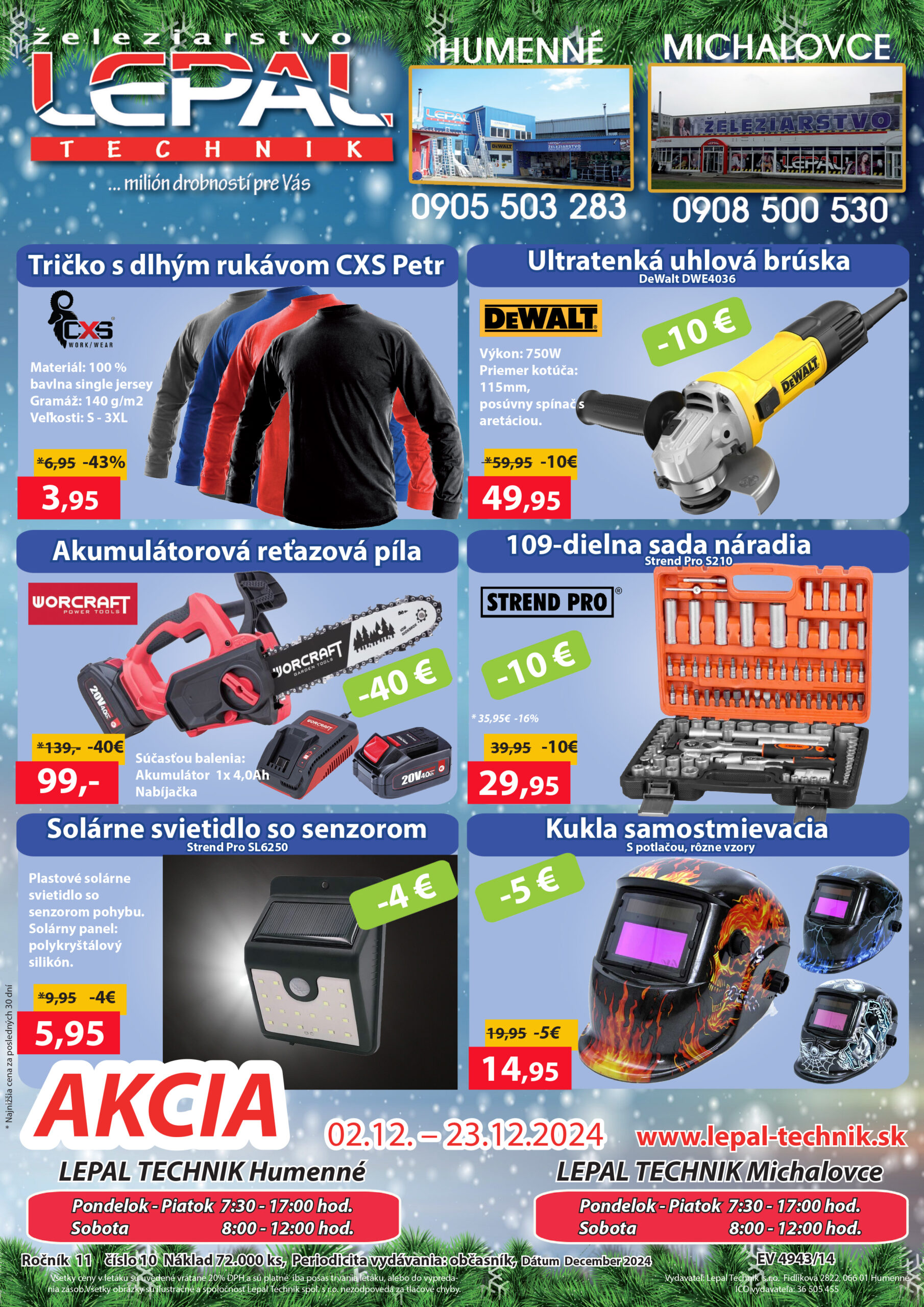 Vaše železiarstvo - Lepal Technik