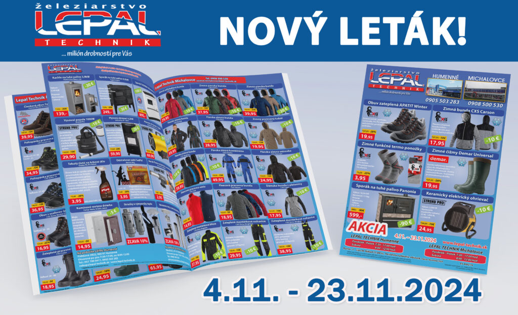 Vaše železiarstvo - Lepal Technik